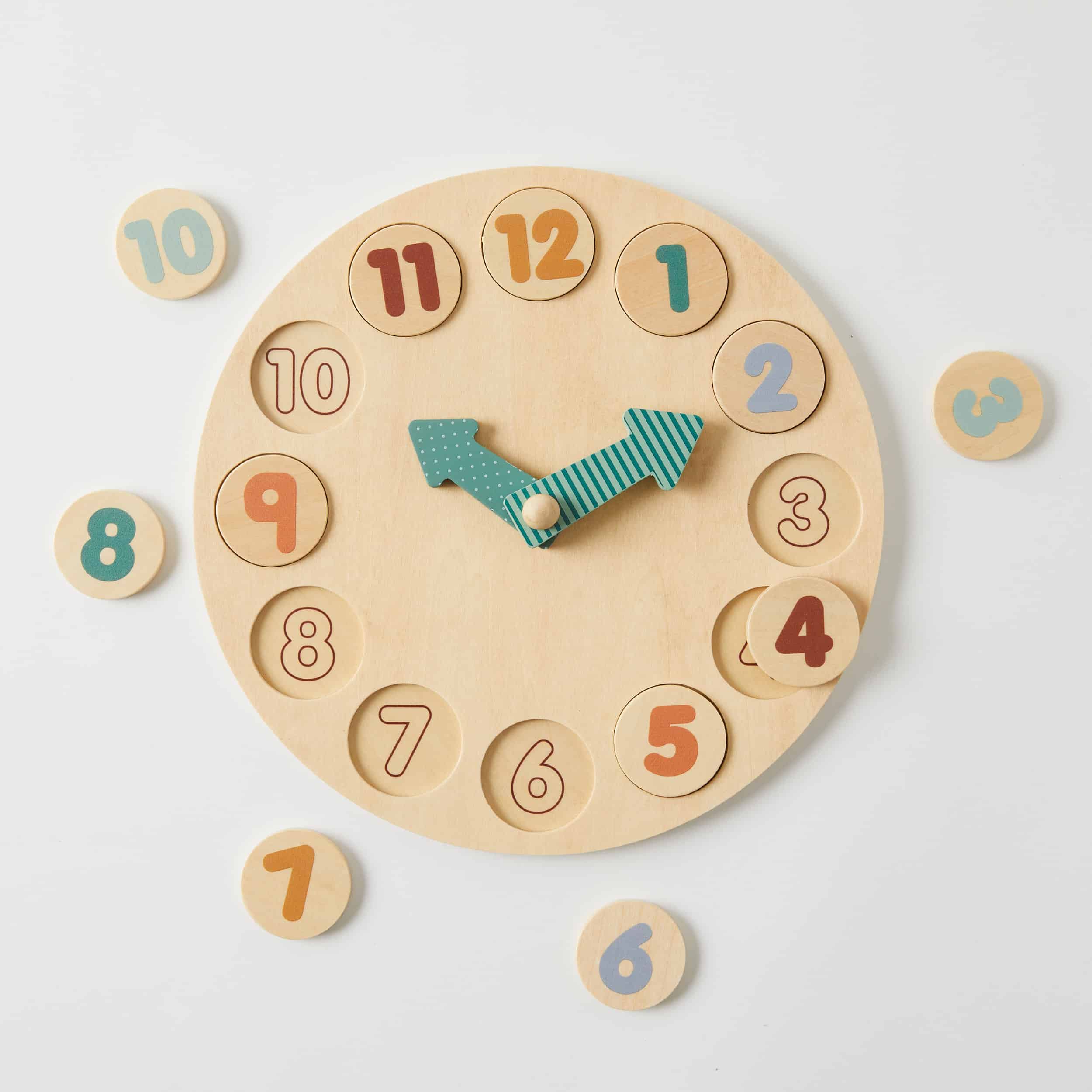 Wooden Clock Puzzle – lil'birdie boutique